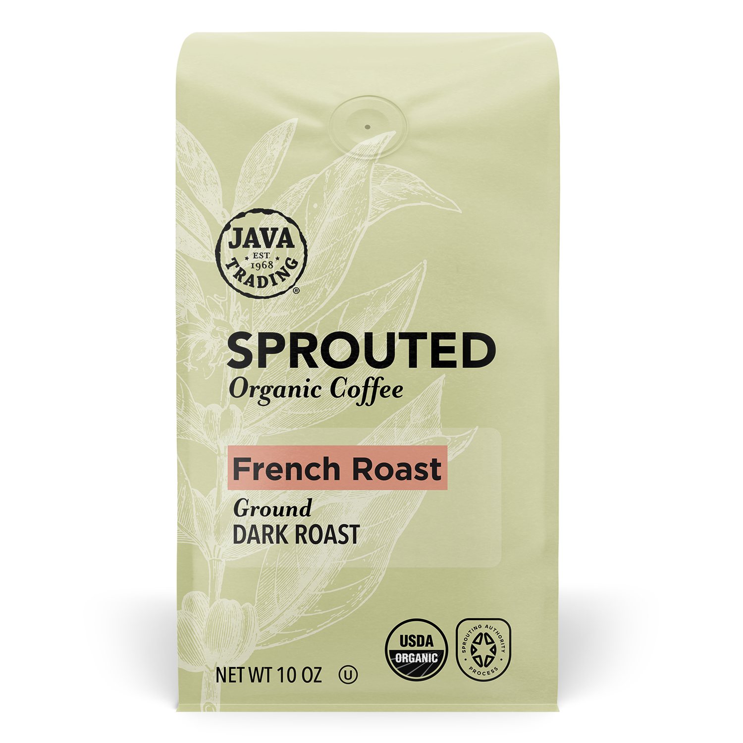 Sprouted Organic French Roast Ground – Java Trading